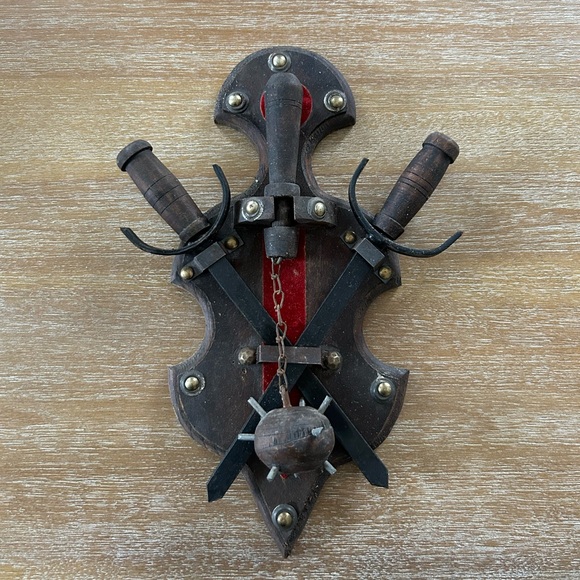 Wall Decor | Vintage Hanging Castle Weapon Warrior Set | Poshmark